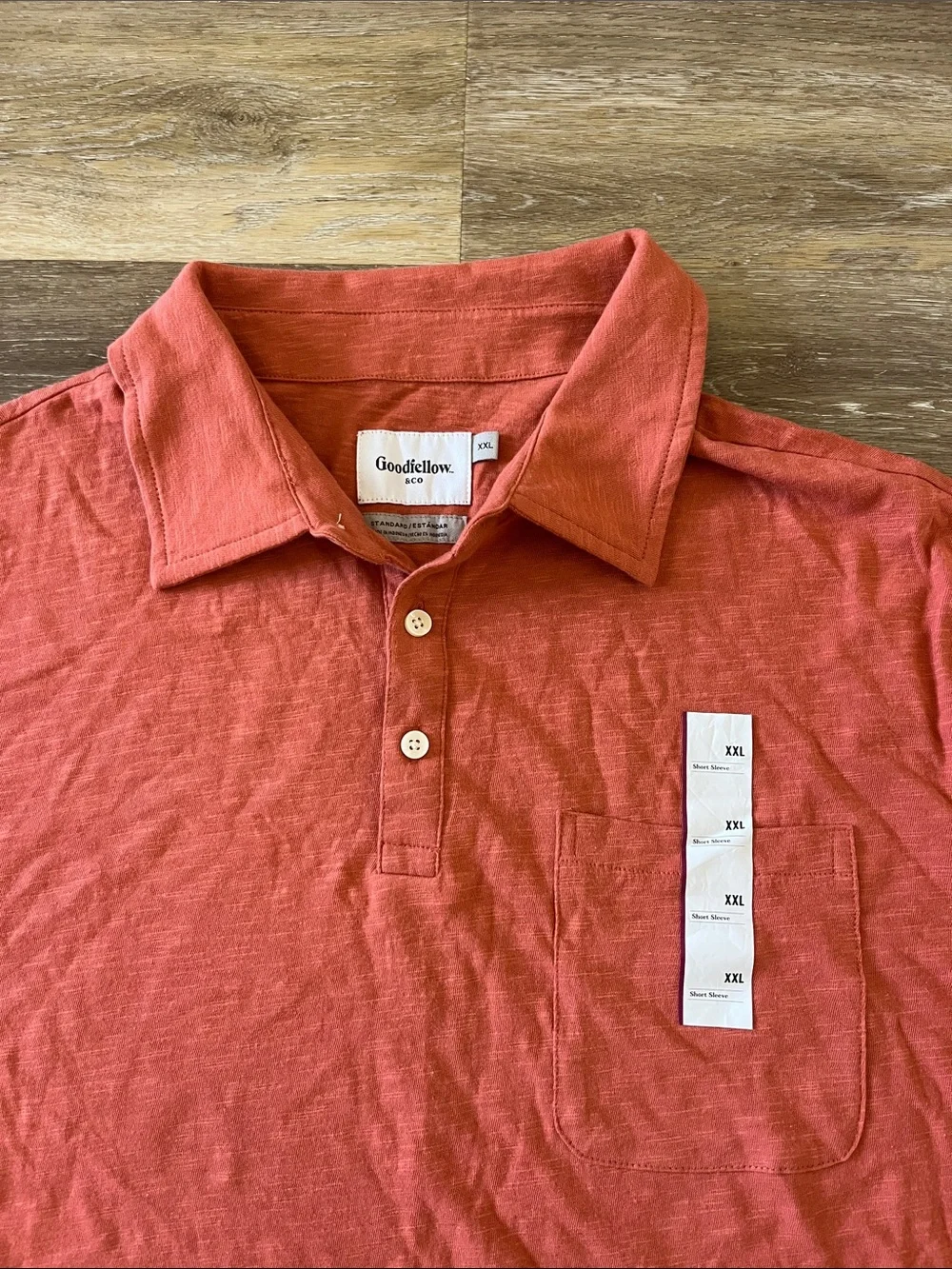 Goodfellow & Co | Shirts | Nwot Goodfellow Co Mens Textured Polo Sheer ...